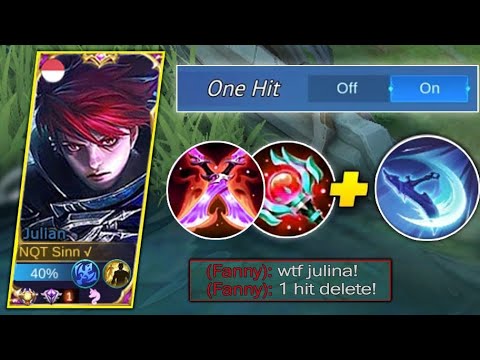 NEW JULIAN 1 HIT BUILD 🔥 TUTORIAL BUILD & COMBO SET EMBLEM | MLBB - YouTube