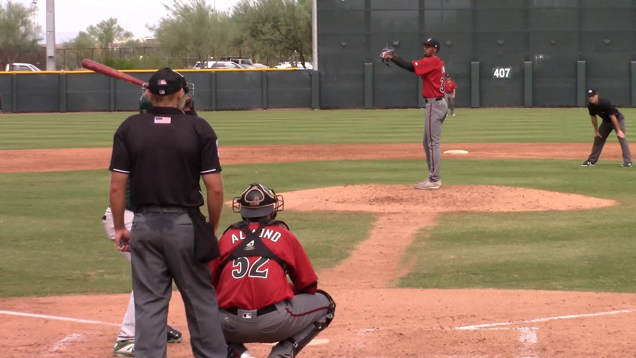 Justin Lewis, RHP, Arizona Diamondbacks - YouTube