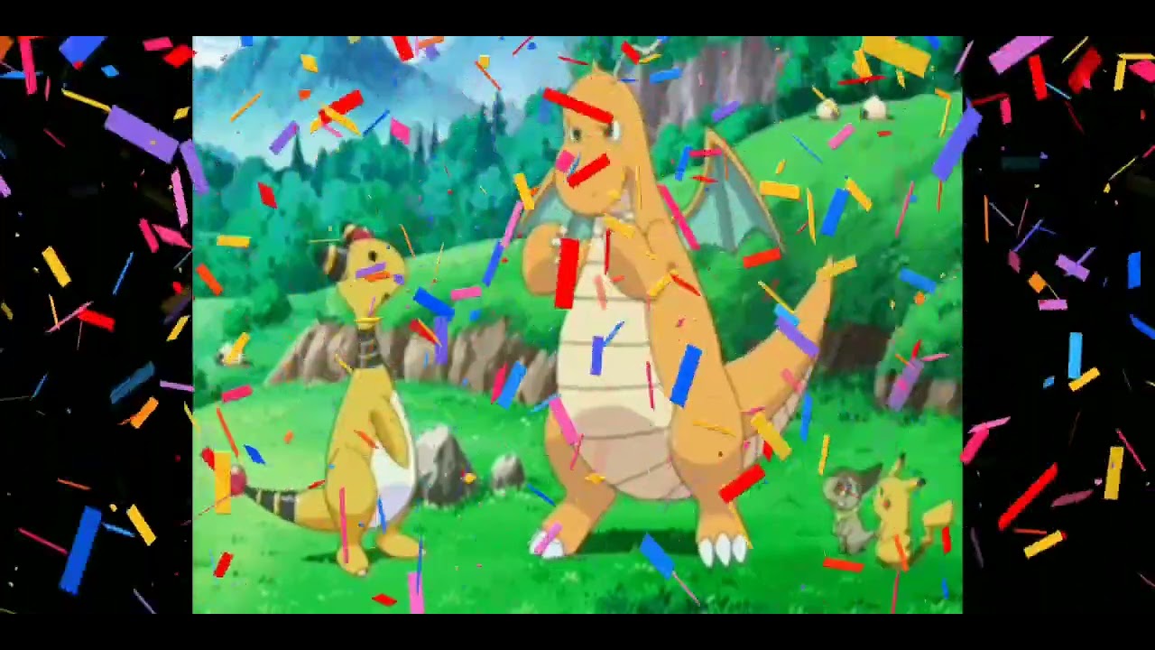 Iris's dragonite teaches Ampharos thunder punch 👊 - YouTube