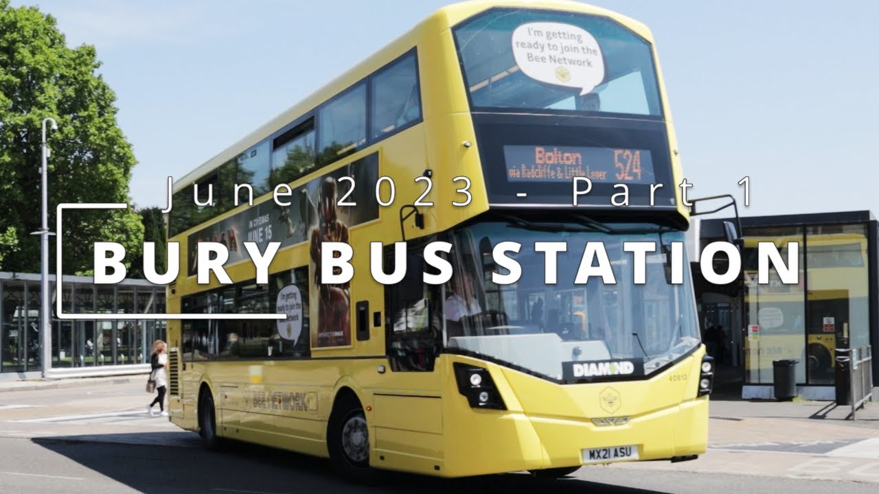 Bury Buses - June 23 Part1- Transdev, Go North West, Diamond, Bee ...