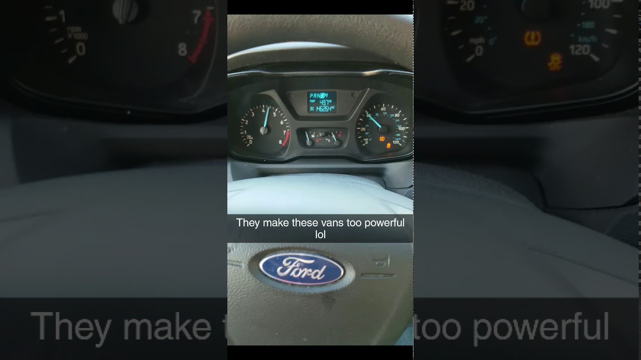 Ford Transit 150 3.7L acceleration - YouTube