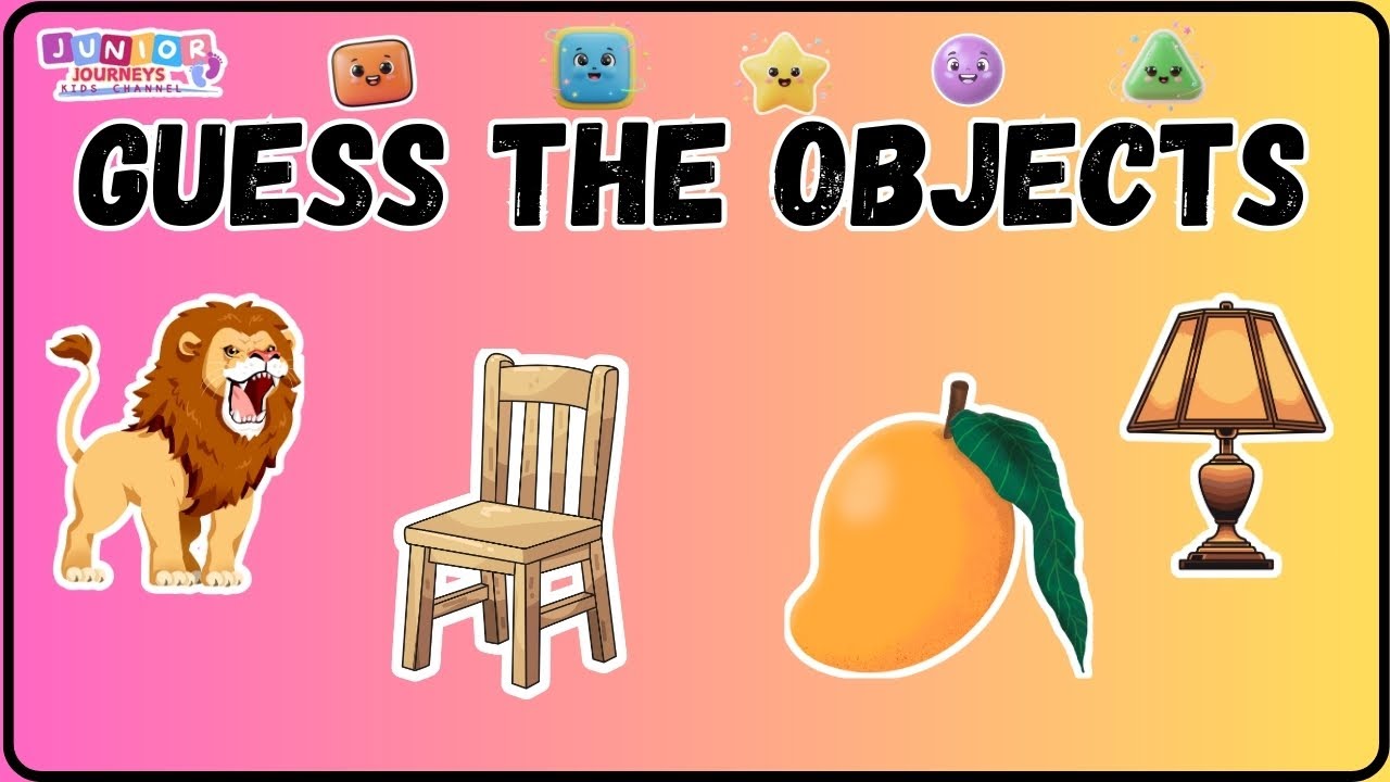 Guess the Object Challenge 🤔 | Fun Learning Game for Kids | Easy ...