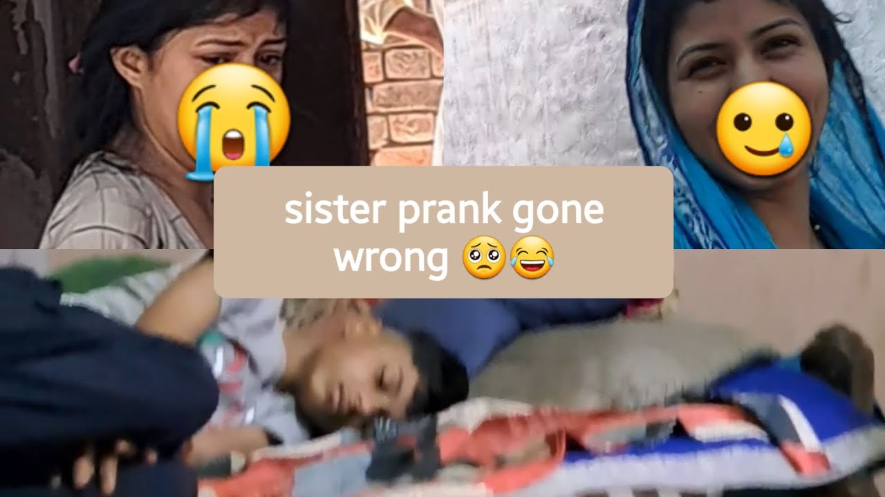 First Prank Sister Gone Wrong 🥲 Hem Vlog Youtube