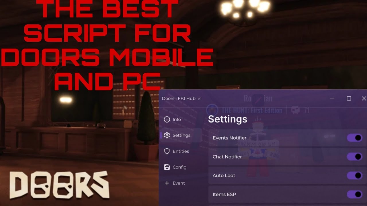 THE BEST SCRIPT FOR DOORS MOBILE AND PC - YouTube