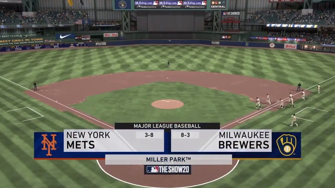 MLB The Show 20: Mets @ Brewers, Game 12 - YouTube