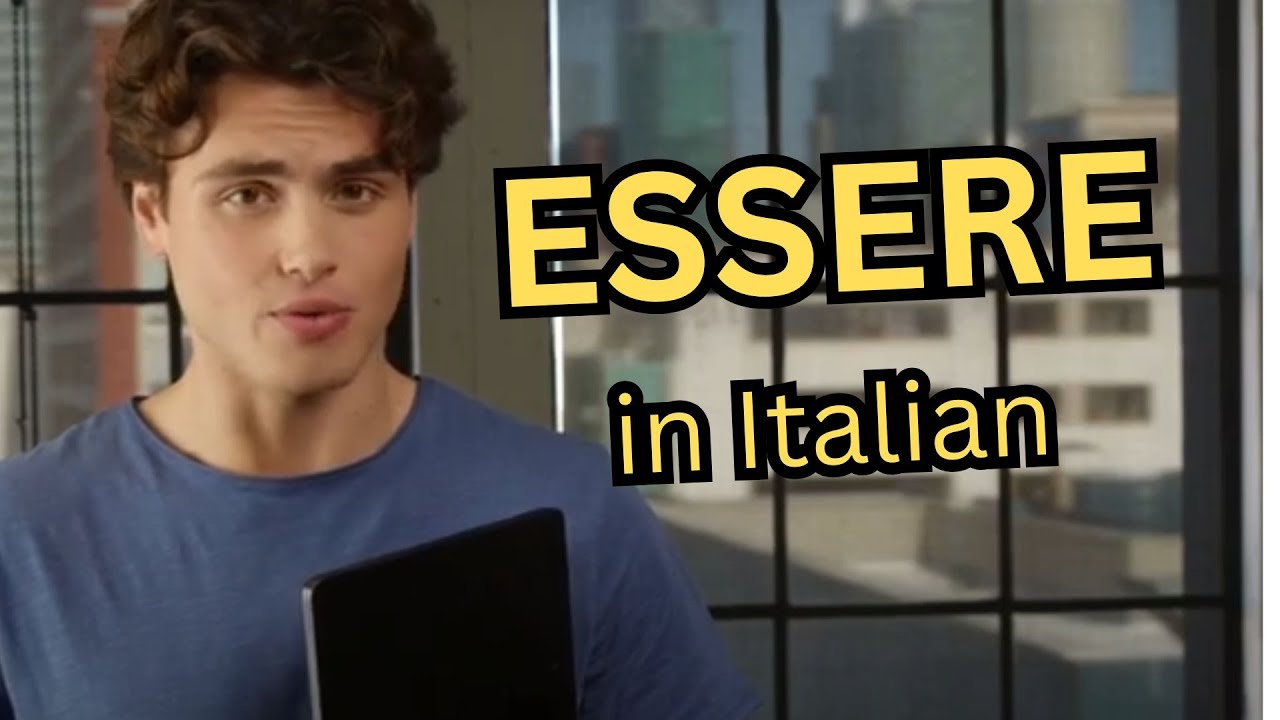 The verb ESSERE ("to be" in Italian) - Italian Gammar Lesson 1 - YouTube