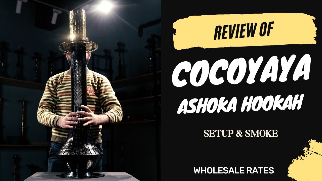 Review of 42" COCOYAYA Ashoka Hookah Setup and Smoke Video | Long Best ...