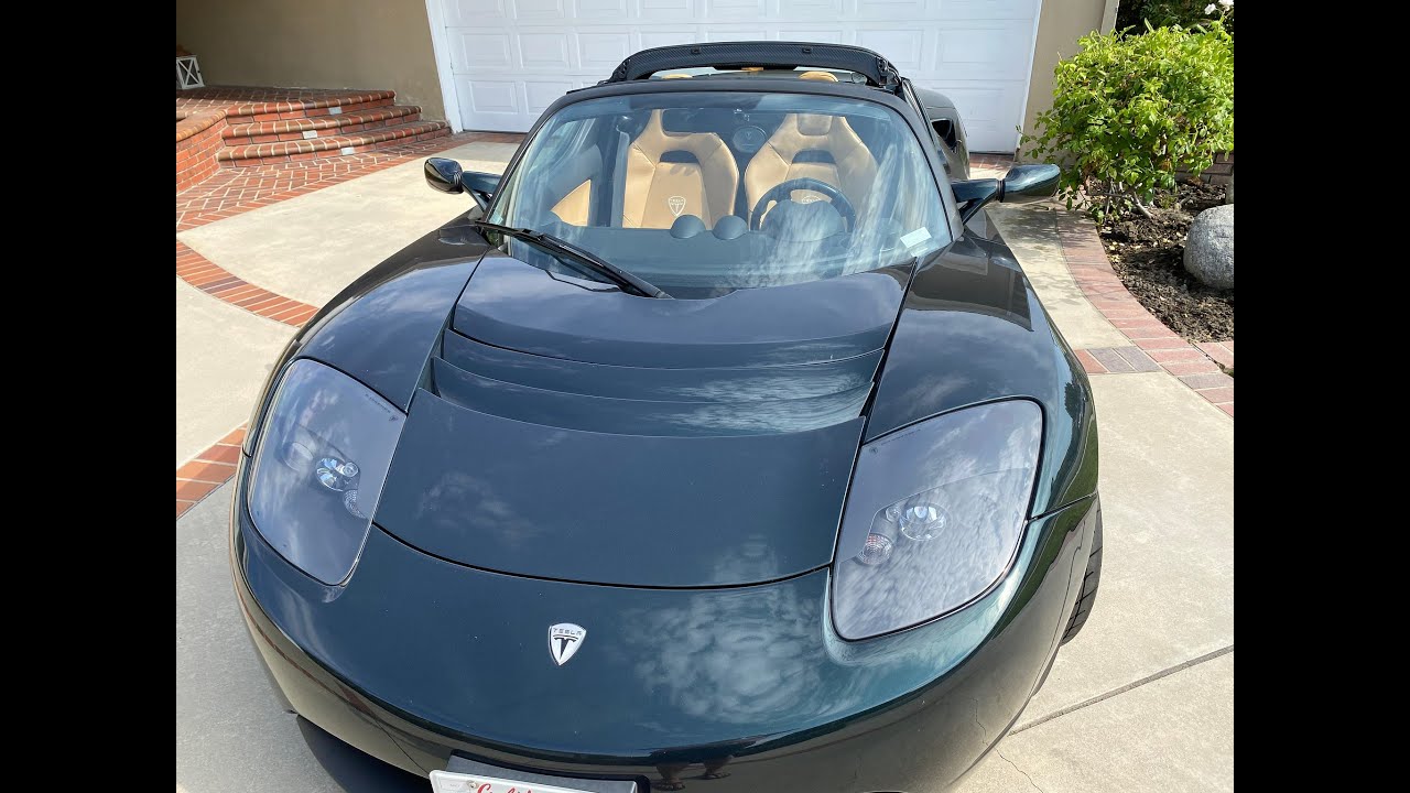 Tesla Roadster Drive - Preparation and removing the roof with some FYI ...