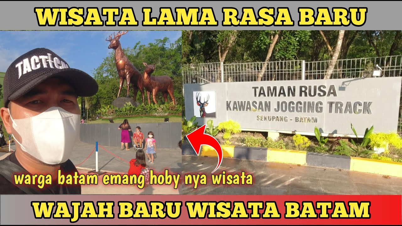 TAMAN RUSA SEKUPANG - DESTINASI WISATA BARU DI BATAM - YouTube