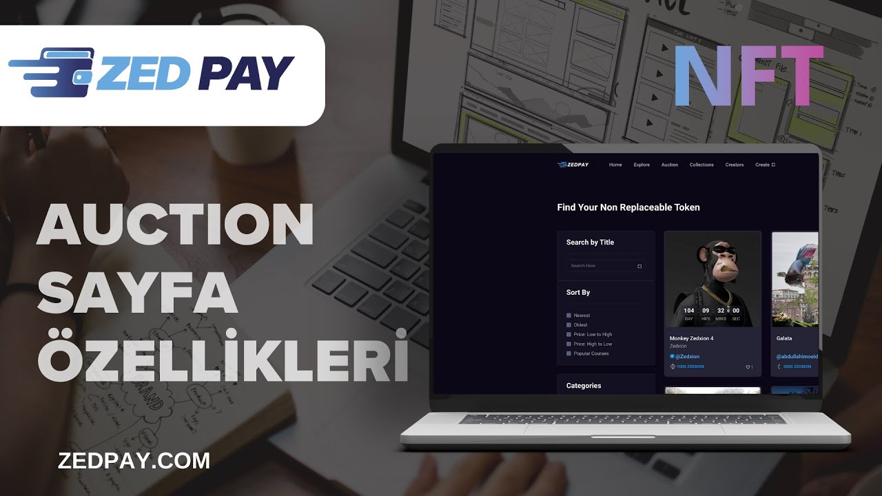 ZedPay NFT Collection Sayfa Özellikleri - YouTube