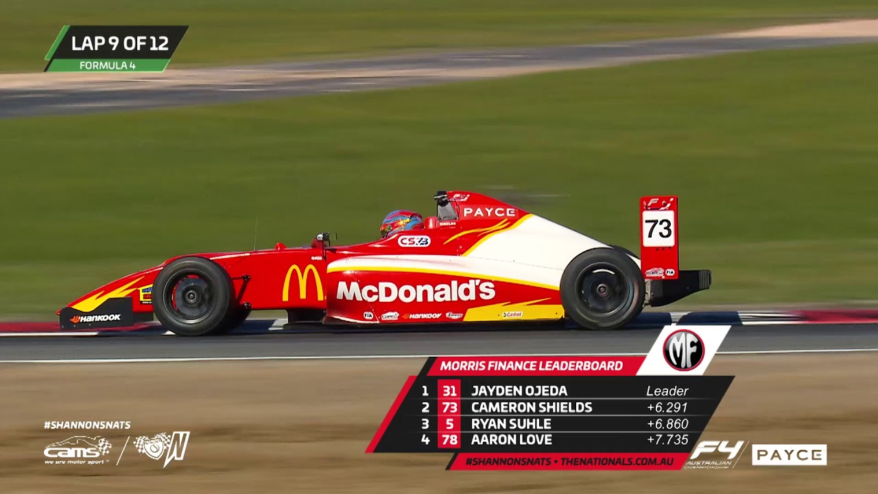 Australian Formula 4 | Race 3 | Winton 2018 | Shannons Nationals - YouTube