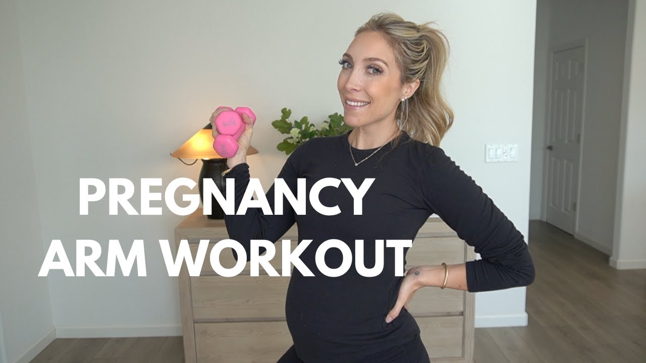 PREGNANCY ARM WORKOUT- 2lb weights - YouTube
