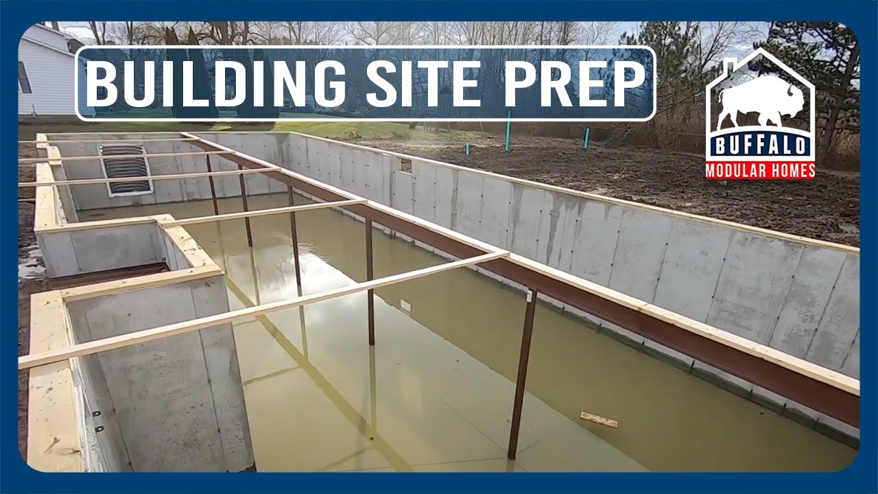 Modular Building Site Prep 🏠👍☀️ - YouTube