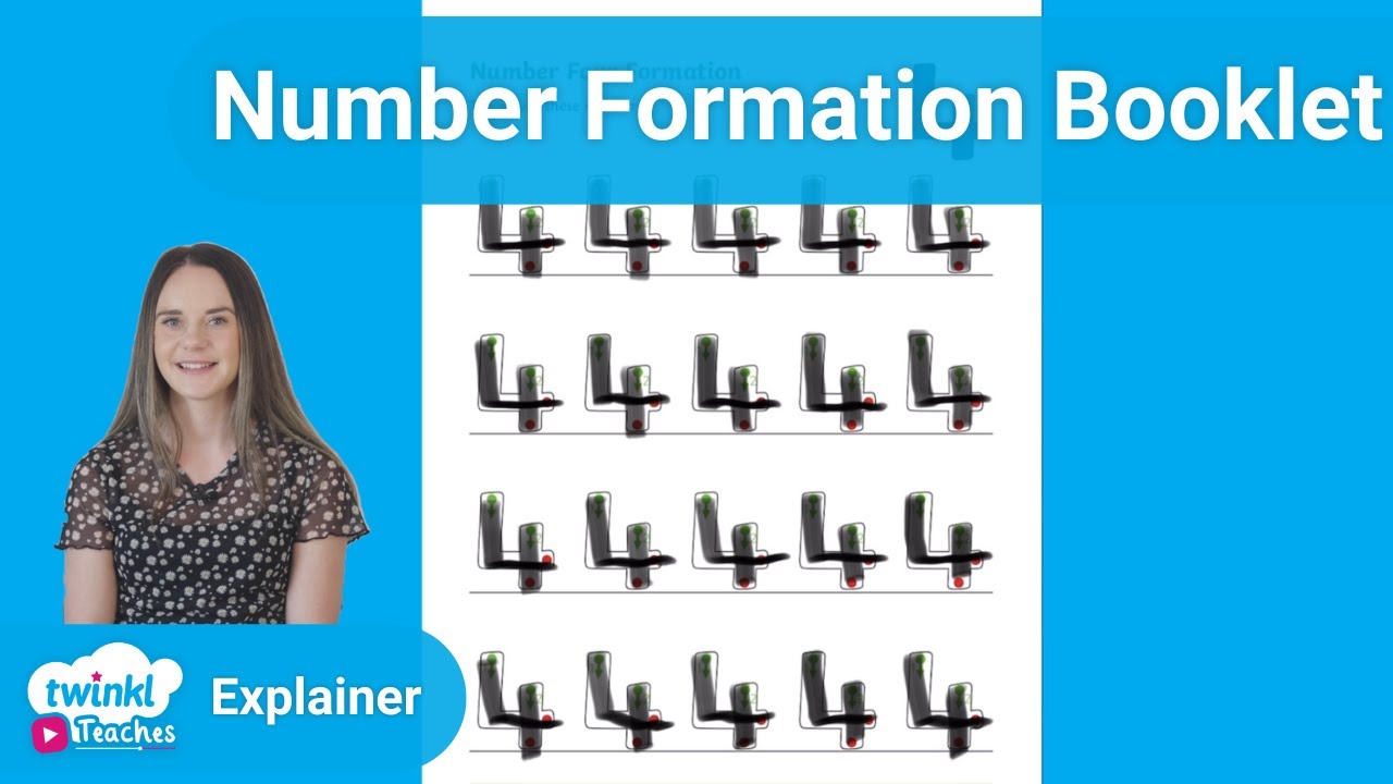 Number Formation Activity Booklet - YouTube