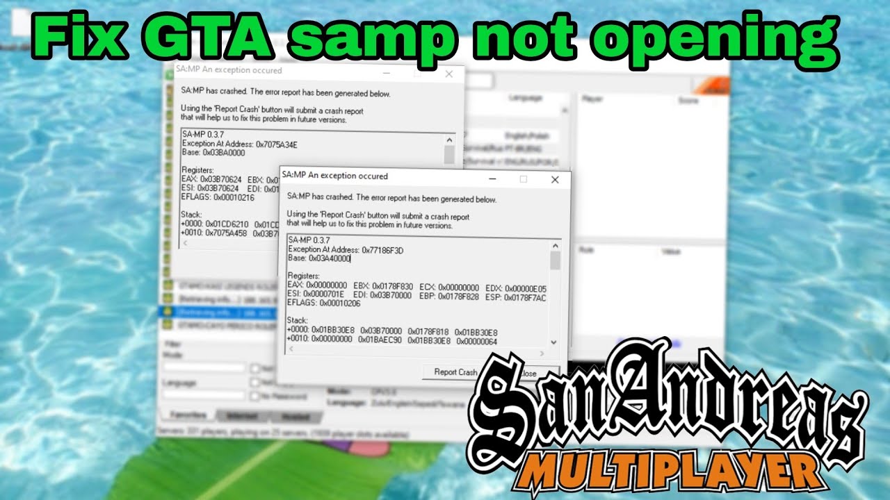 HOW to fix GTA Mzansi online/ GTA samp pc not opening - YouTube