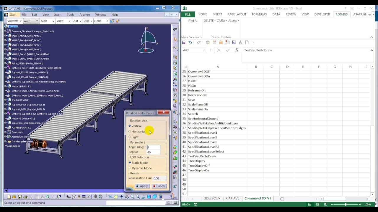 “Playing” with CATIA Commands List - YouTube
