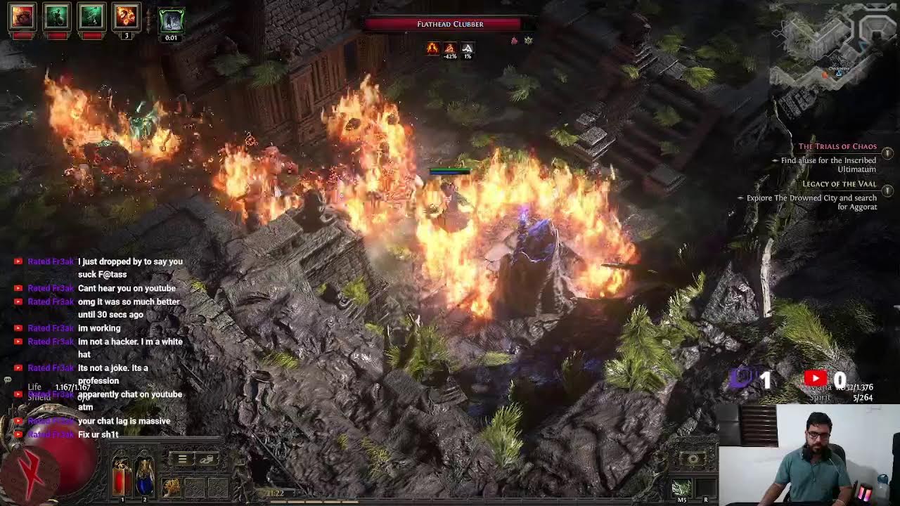 Exploding gas infernalist witch - PATH OF EXILE 2 - YouTube