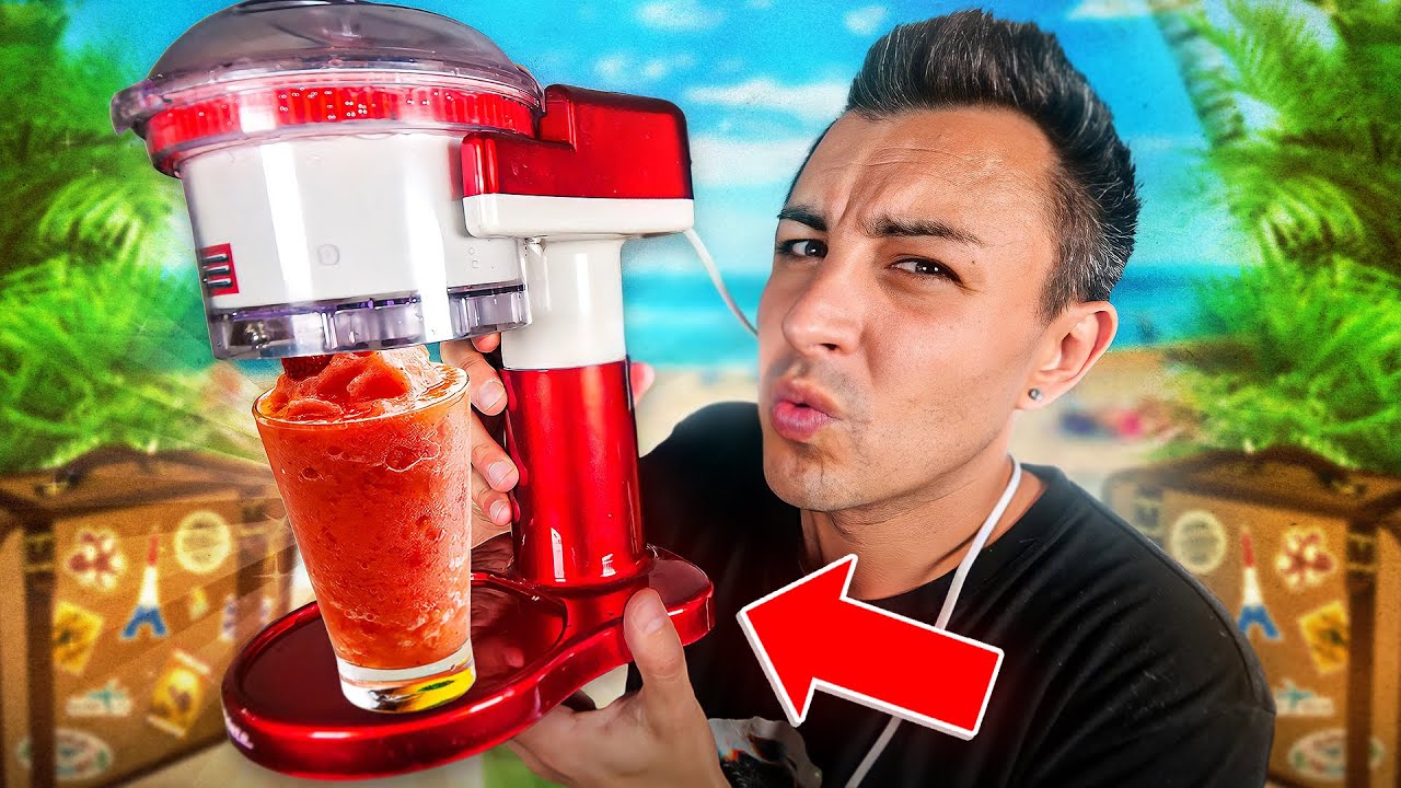 Je teste une MACHINE À GRANITA à 50 euros ! (avec vos pires recettes ...
