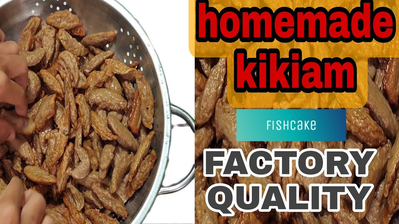 how to make kikiam ( fishcake ) | factory quality kikiam | paano gumawa ...