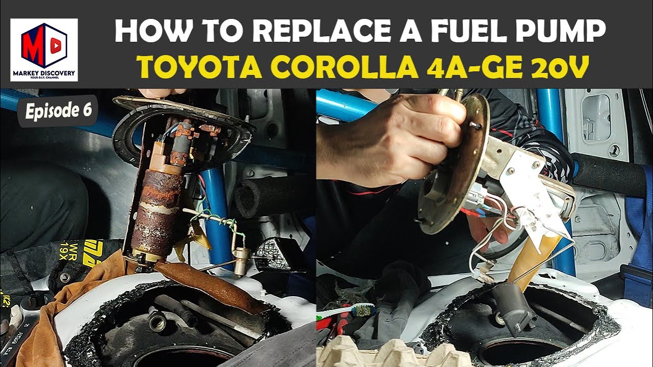 4AGE EP6 | HOW TO REPLACE A FUEL PUMP ASSEMBLY | PAANO MAGPALIT NG FUEL PUMP ASSEMBLY TOYOTA ...