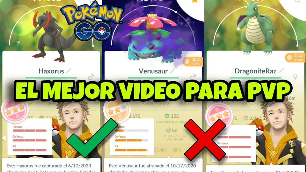 LA GUIA MAXIMA DE PVP PARA ENTRENADORES NOVATOS DE POKEMON GO!! DILE ...