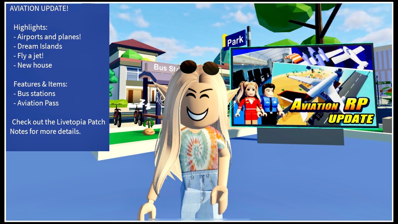 EPIC NEW*AIRPORT*AVIATION RP UPDATE!!! IN LIVETOPIA ROBLOX - YouTube