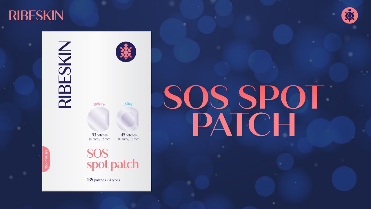 SOS Spot Patch by RIBESKIN - YouTube