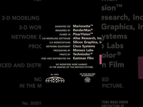 Monsters Inc Credits Easter Egg