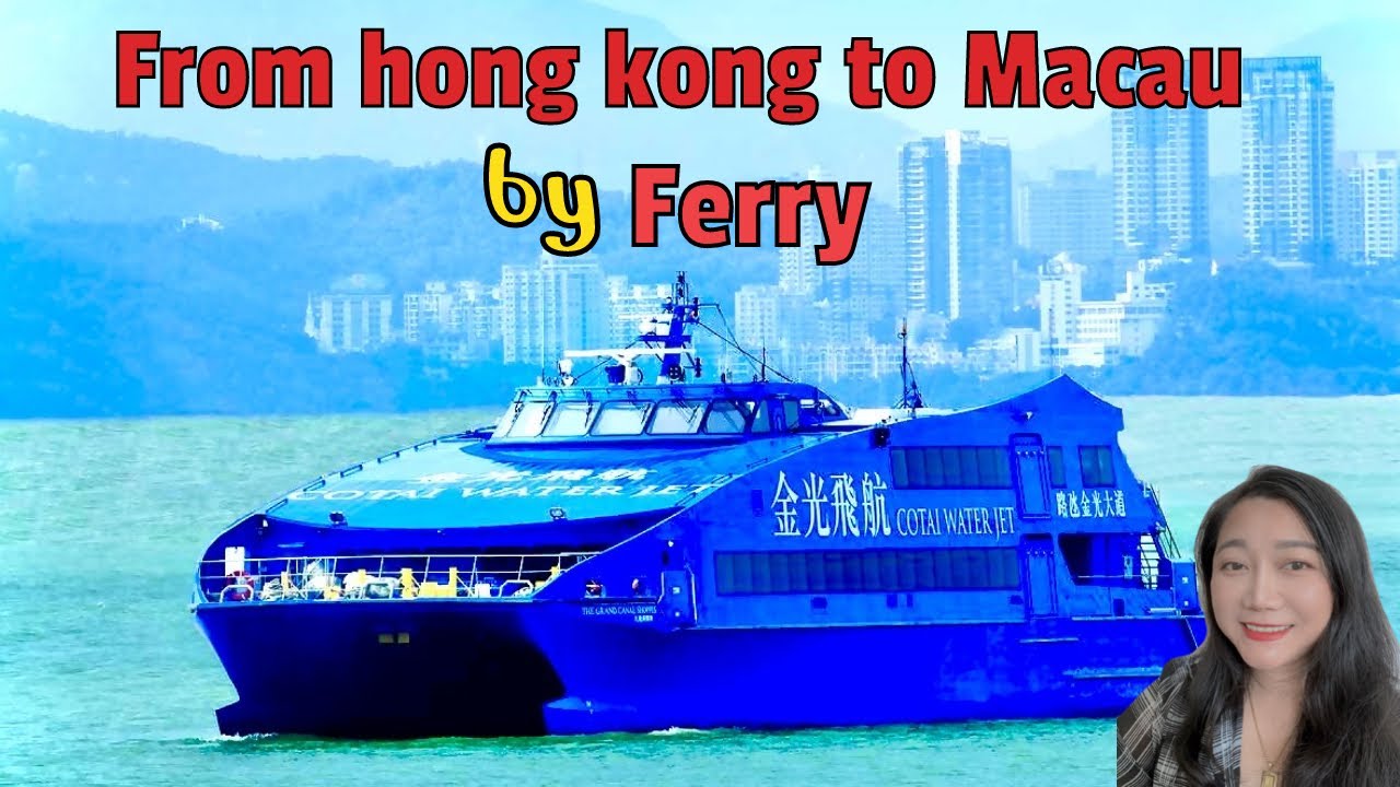 How to go Macau by ferry from Hong Kong 🇭🇰 /Đi phà từ Hồng Kông qua ...
