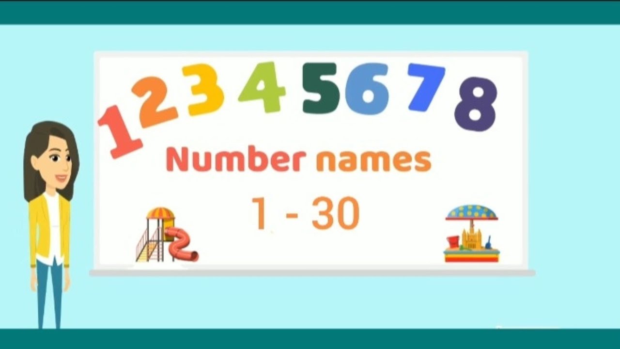 Number Names 1- 30 | Numbers for kids | Numbers spelling | Basics For ...