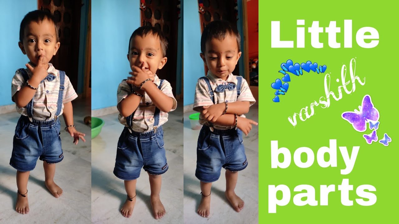 Little baby learning body parts // Little baby Recognizing Body parts ...