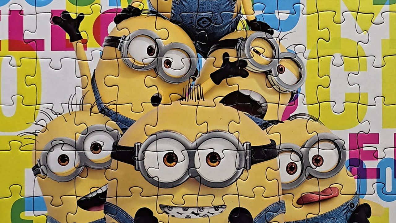 Despicable Me Minions Jigsaw Puzzle for Kids 🌈🧩 - YouTube