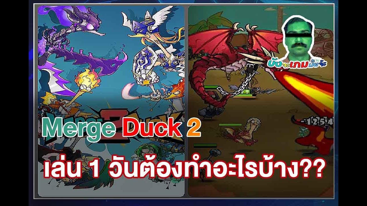 Merge Duck 2 สอนเล่น 1 วันต้องทำอะไรบ้าง!! - YouTube