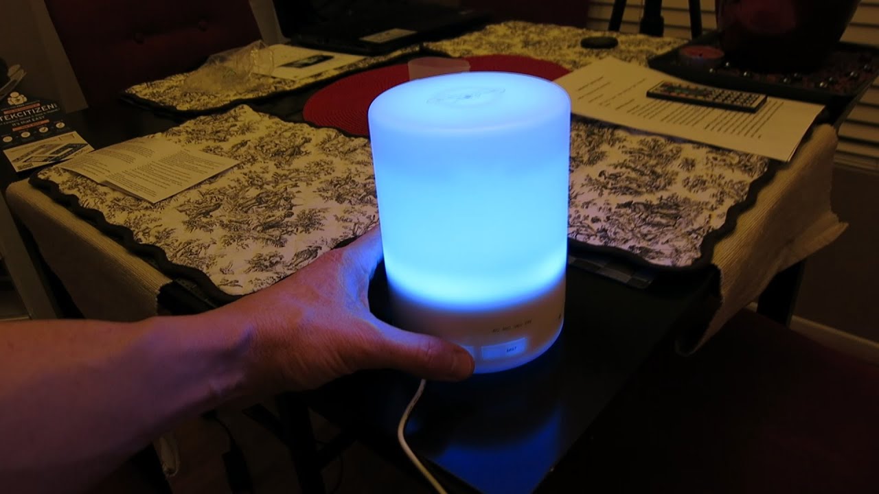 Etekcity Aroma Hybrid Diffuser With LED Light - Unboxing & Review - YouTube