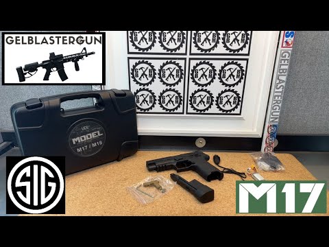 (TOY!) Gel Blaster - P320 SIG M17 Pistol Style Performance Electric Gel ...