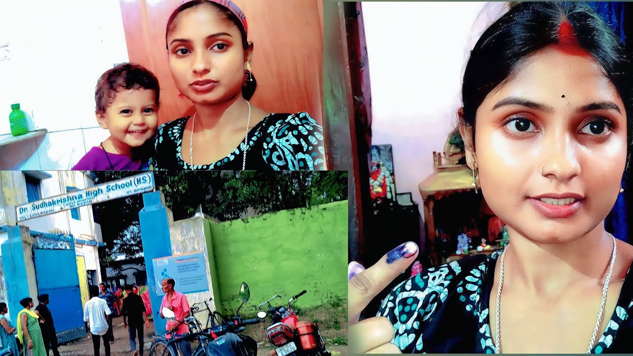 ফাস্ট টাইম ভোট দিতে গেলাম আমার ইস্কুলে যেখানে আমি পড়াশুনা করেছিলাম 😱😱 ...