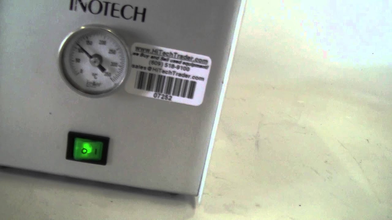 Inotech Sterilizer Model IS-250 - YouTube