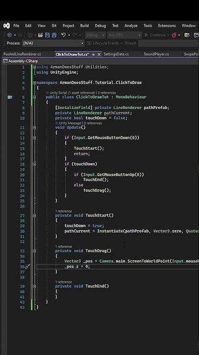 Drawing Lines In Unity In 60 Seconds Linerenderer And Edgecollider2d Youtube