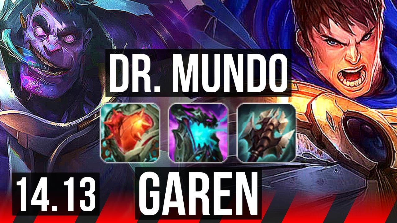 DR. MUNDO vs GAREN (TOP) | 9/0/2, Legendary | EUNE Diamond | 14.13 ...
