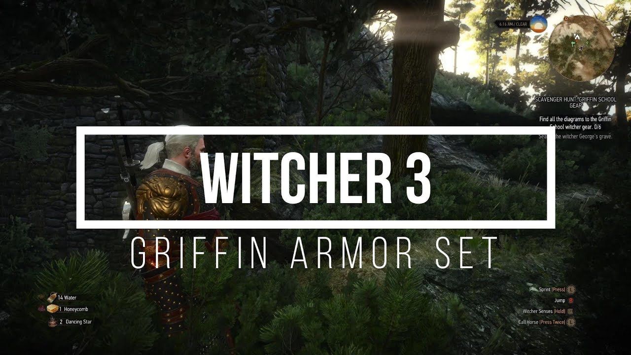 Witcher 3 Griffin armor Set - YouTube