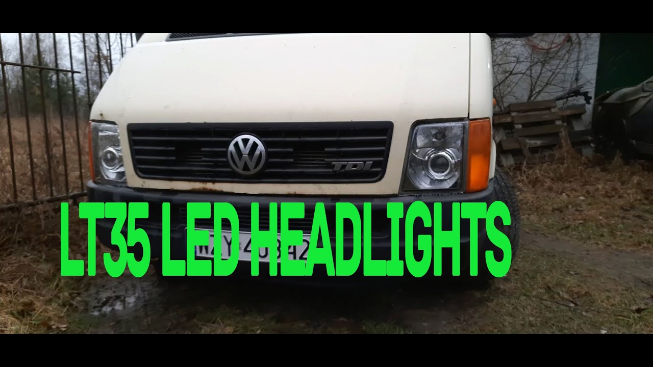 Volkswagen Lt35 led headlights - YouTube