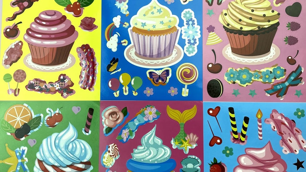 [Sticker play] Satisfying with stickers - YouTube