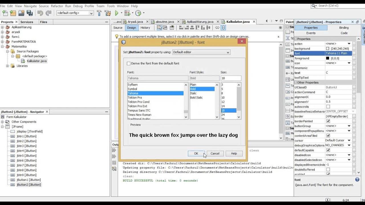 How To Make Calculator Java NetBeans - YouTube