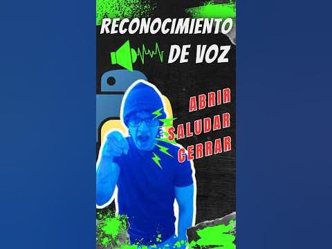 Reconocimiento de voz con Python parte I. #python #programacion # ...