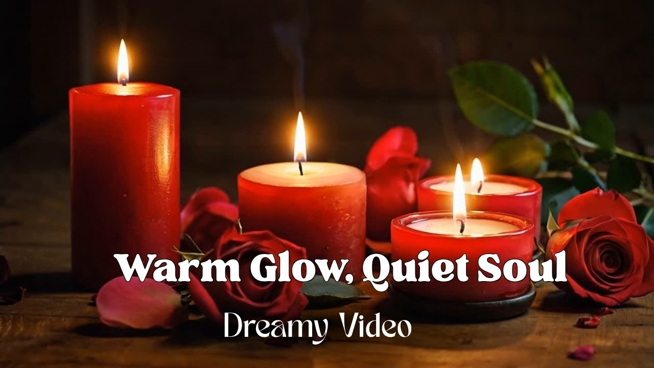 🕯️ Candlelight Sleep Ambience — Cozy Fireplace & Relaxing Night Sounds ...