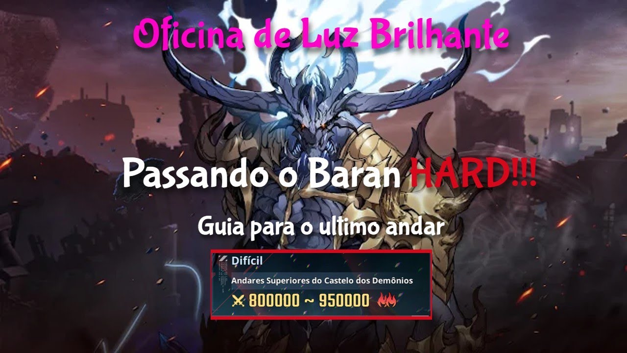 (TOP 3K) COMO FIZ A OFICINA DO BARAN NO MODO HARD + GUIA PARA ULTIMO ...