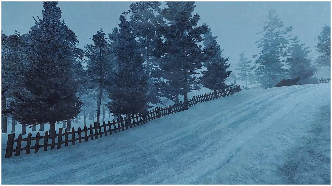 Freezing Wind Storm & Heavy Blizzard Sounds for Sleeping┇Loud Blowing ...