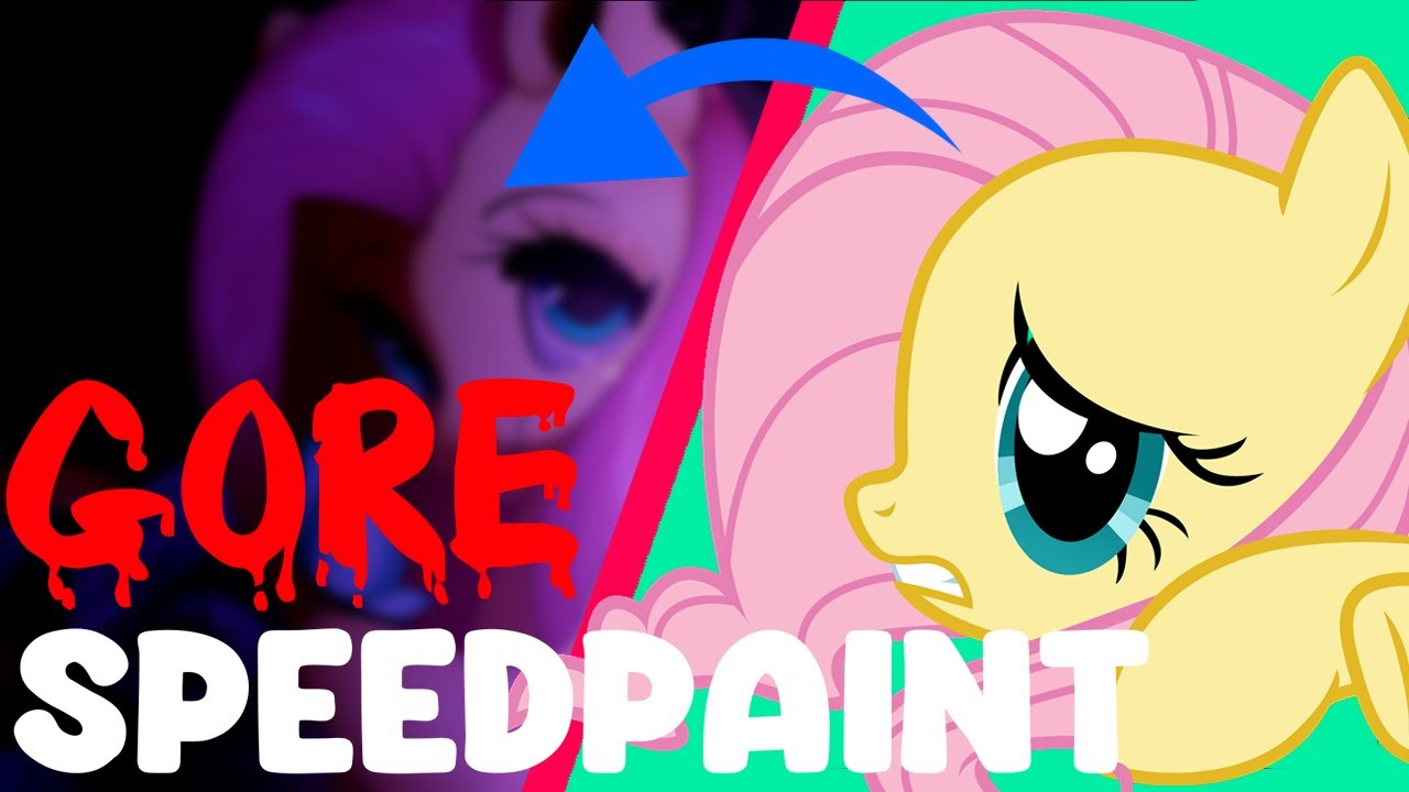 BUTTERFLIES | My Little Pony HORROR Speedpaint - YouTube