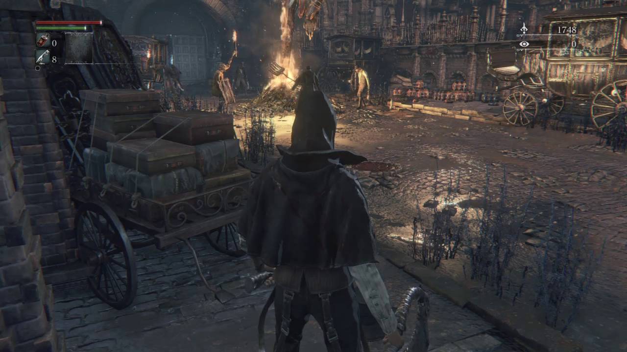 Starting Bloodborne - Central Yharnam - YouTube