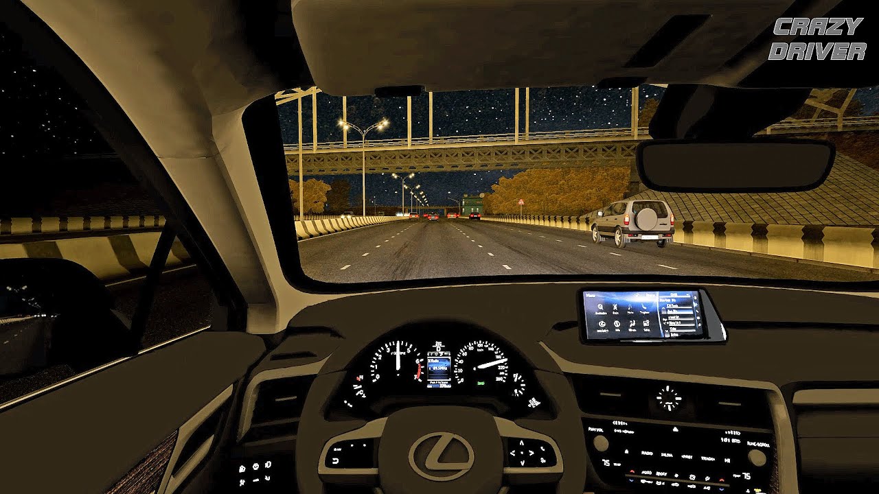 Lexus RX350 2017 | NIGHT DRIVING | City Car Driving - YouTube